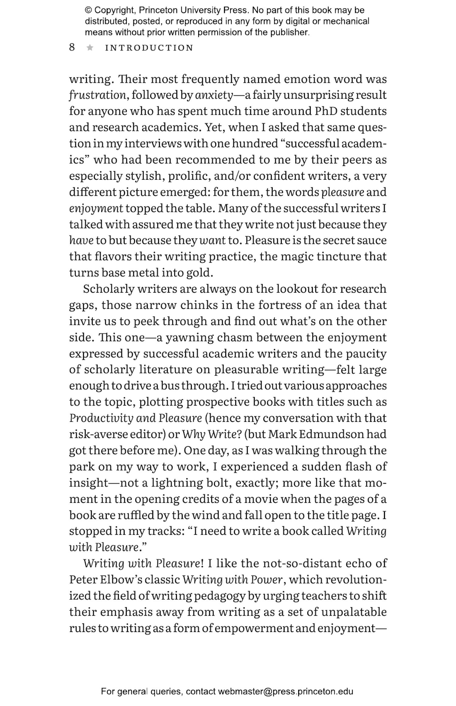 Writing with Pleasure | Princeton University Press