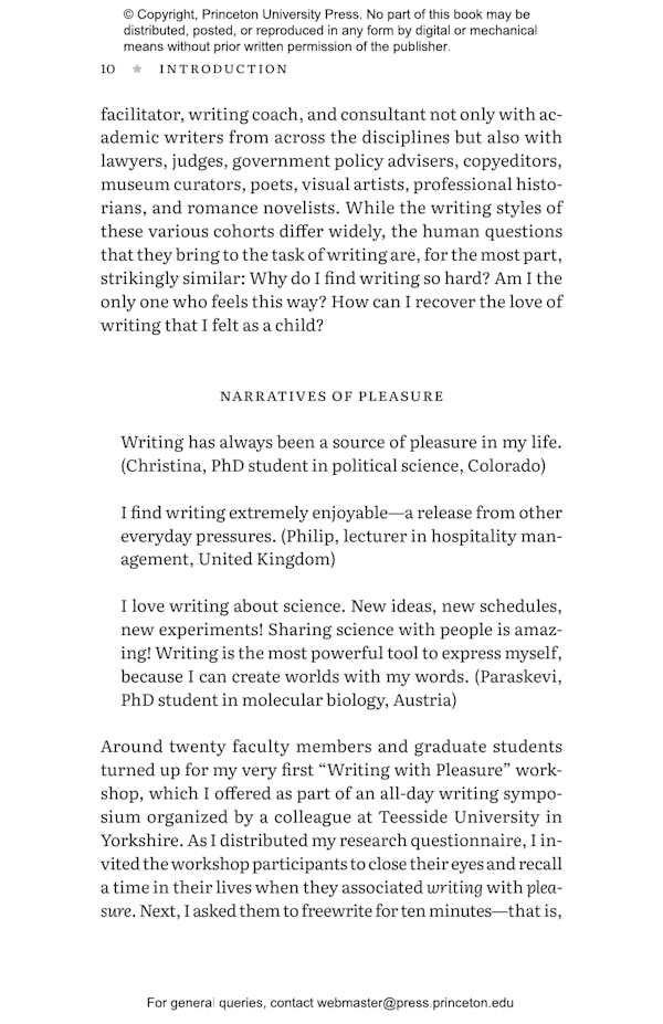 Writing with Pleasure | Princeton University Press