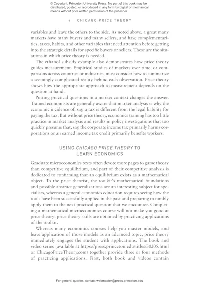 Chicago Price Theory | Princeton University Press