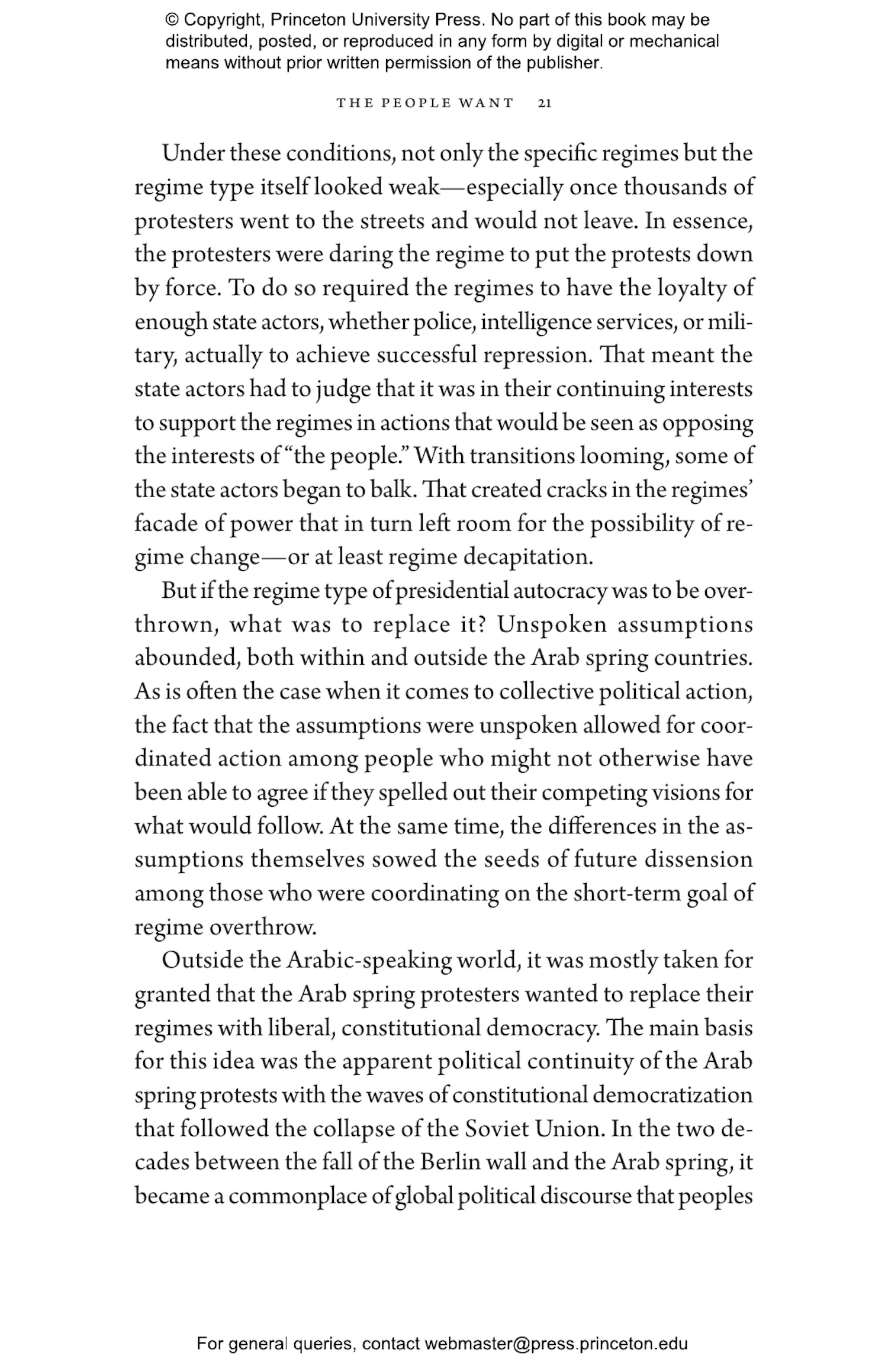 The Arab Winter | Princeton University Press