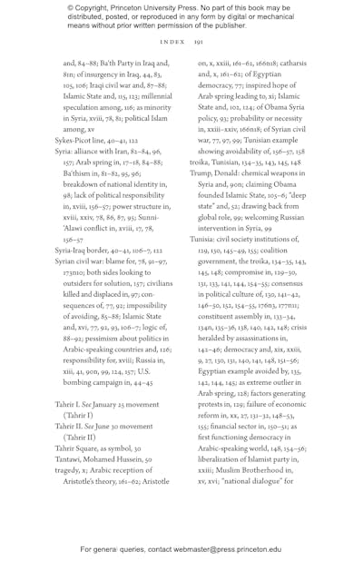 The Arab Winter | Princeton University Press