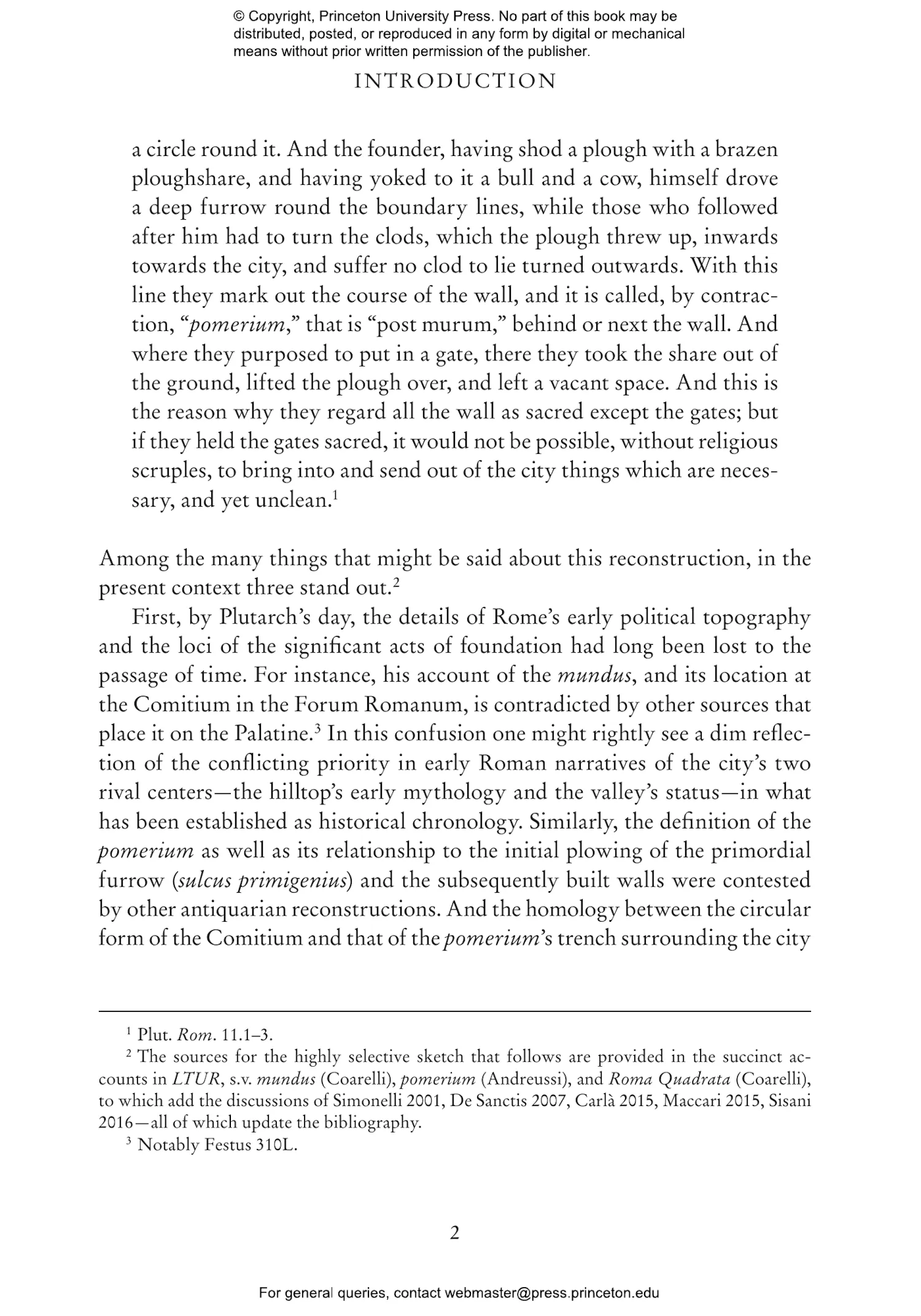 Crossing the Pomerium | Princeton University Press