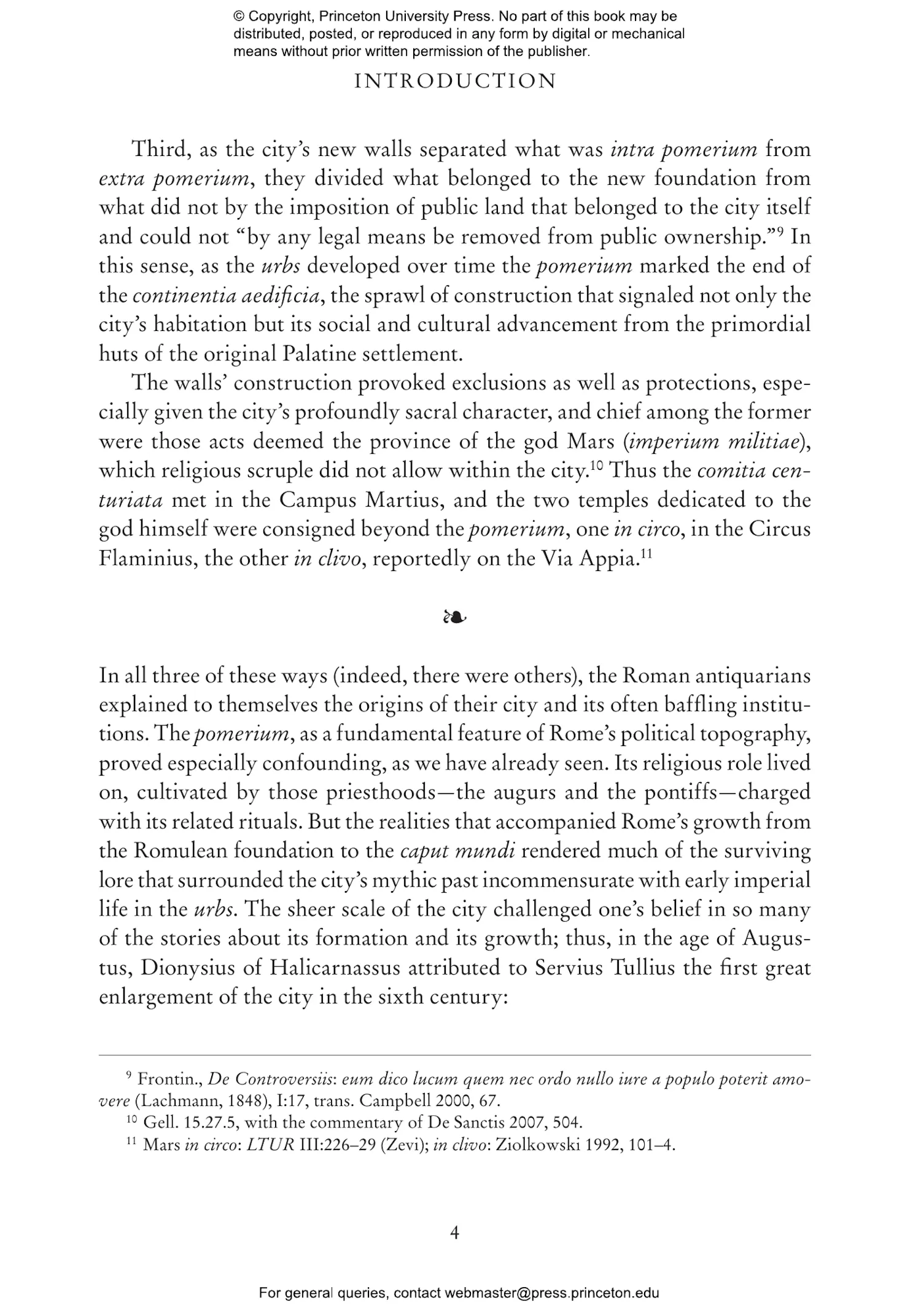 Crossing the Pomerium | Princeton University Press