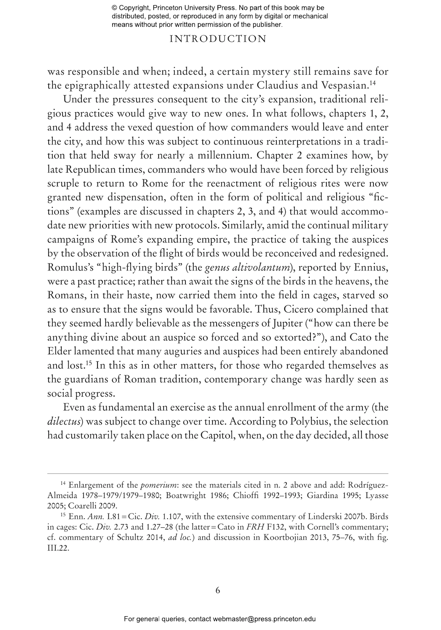 Crossing the Pomerium | Princeton University Press