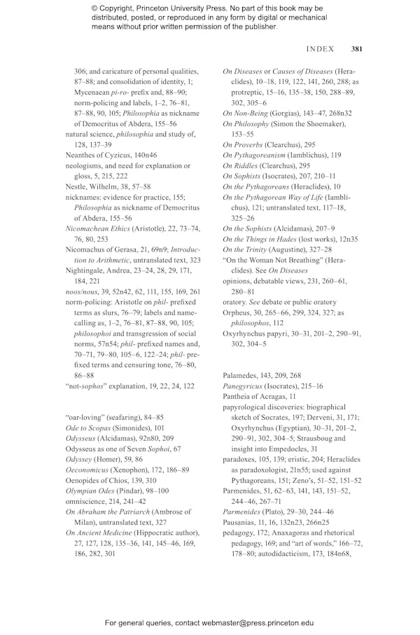 Calling Philosophers Names | Princeton University Press