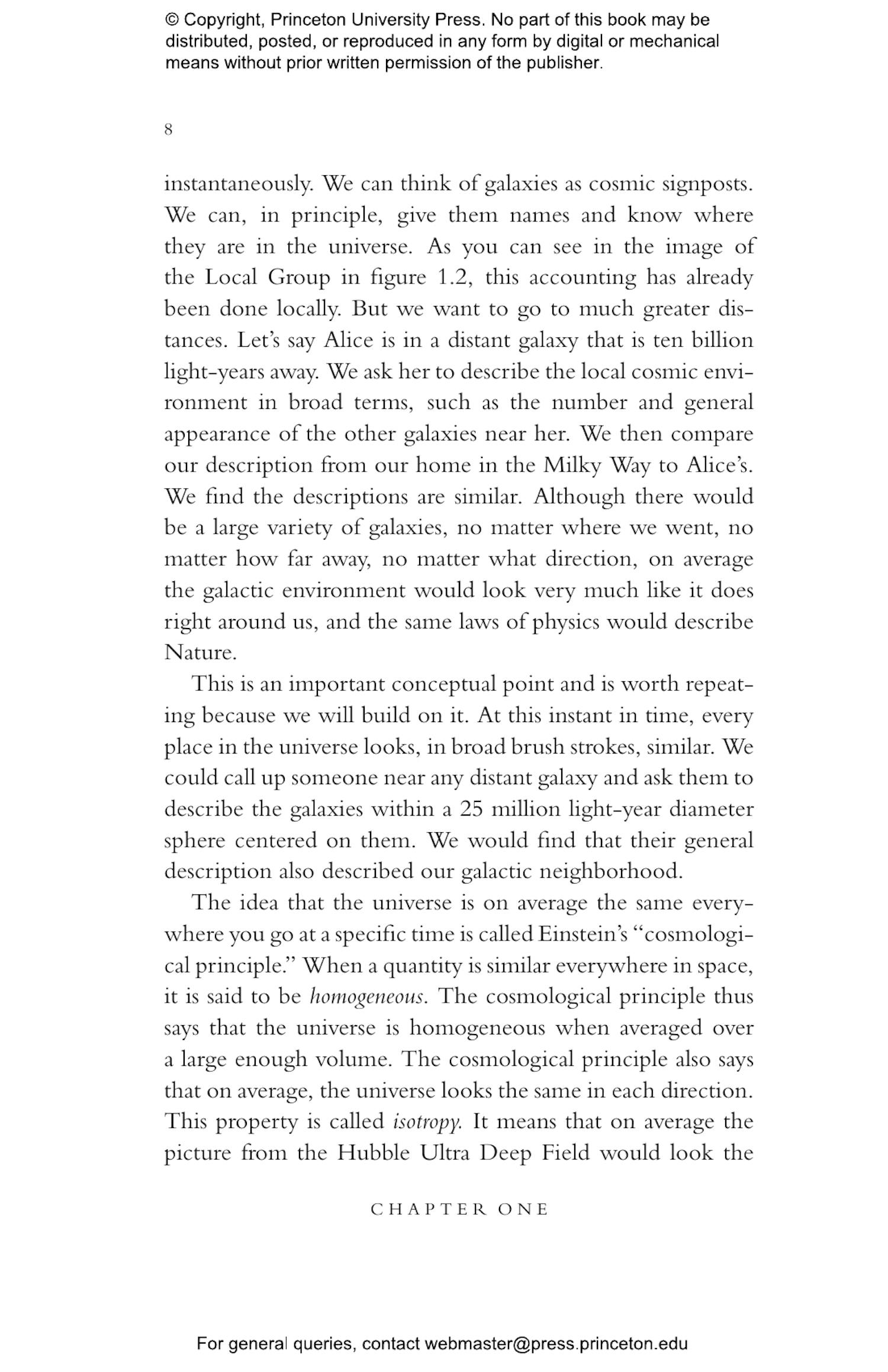 The Little Book of Cosmology | Princeton University Press