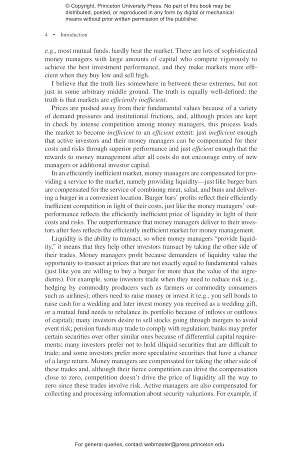 Efficiently Inefficient | Princeton University Press