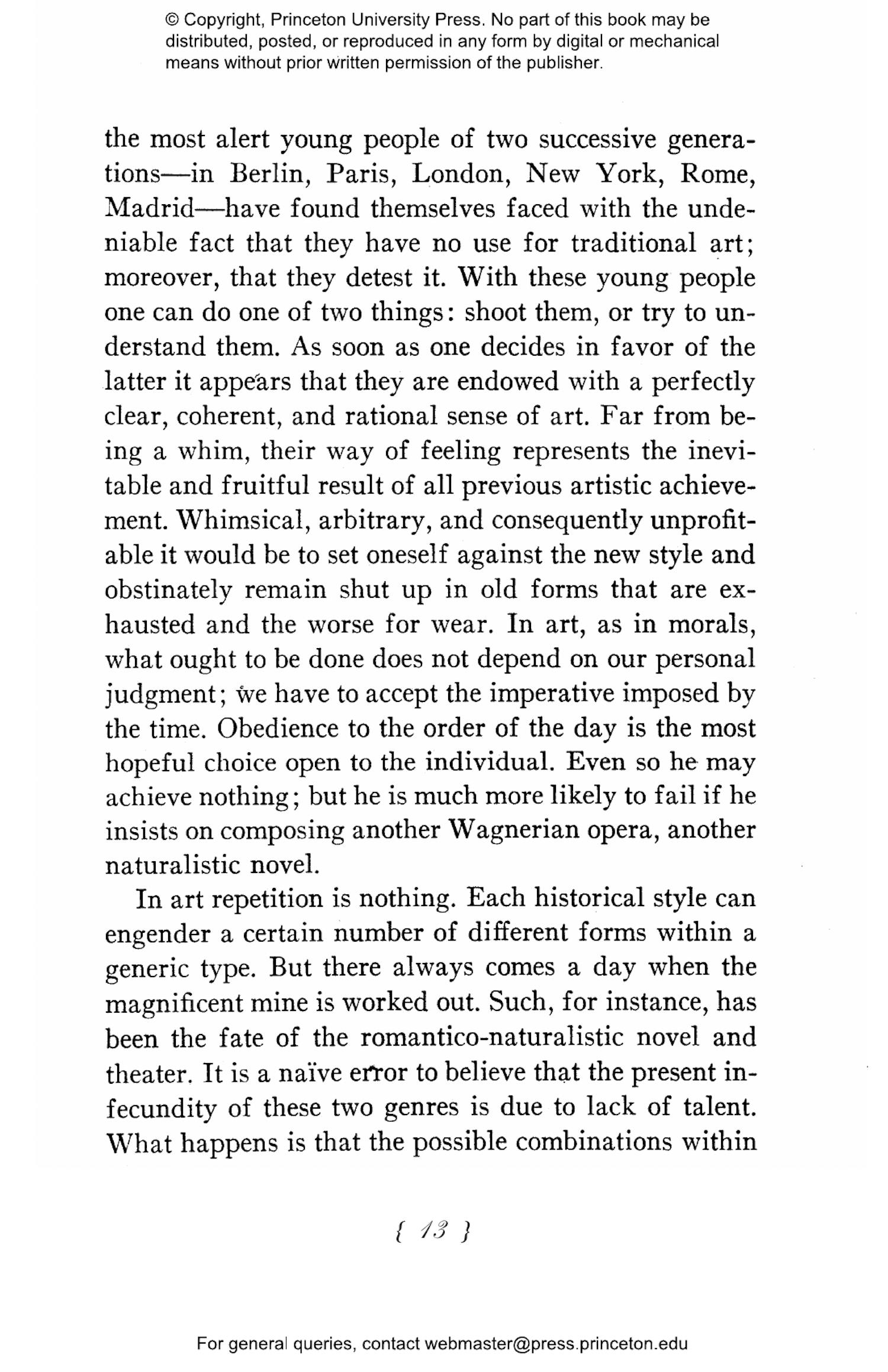 The Dehumanization of Art and Other Essays on Art, Culture, and ...