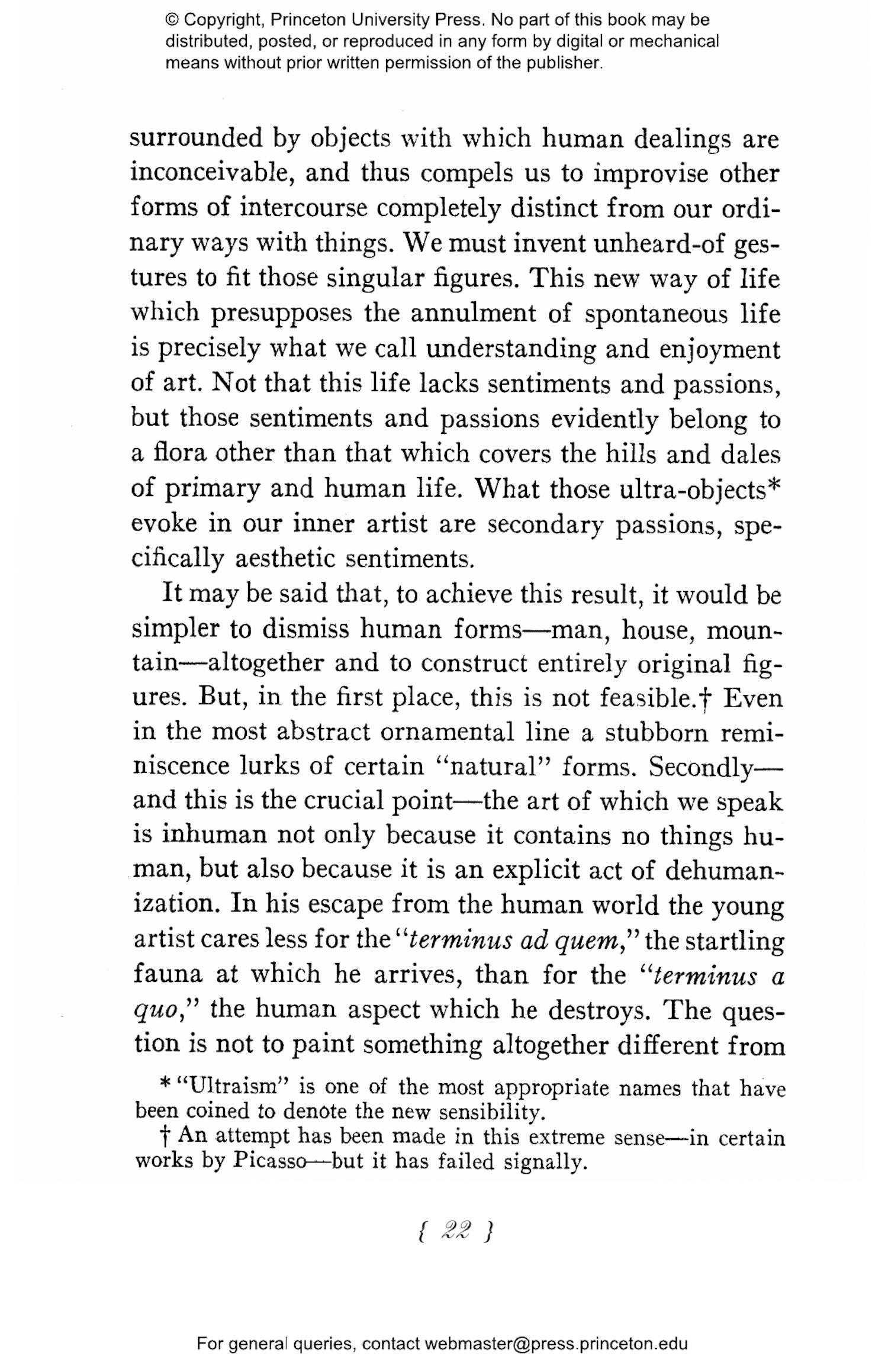 The Dehumanization of Art and Other Essays on Art, Culture, and ...