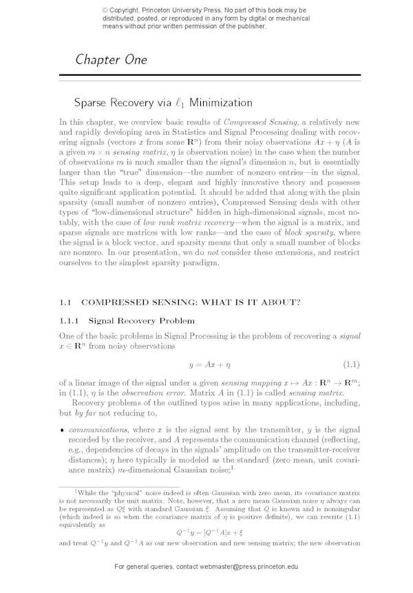 Statistical Inference Via Convex Optimization Princeton University Press