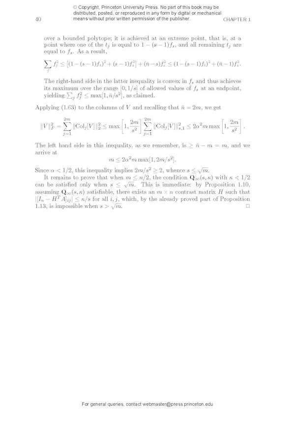 Statistical Inference Via Convex Optimization Princeton University Press