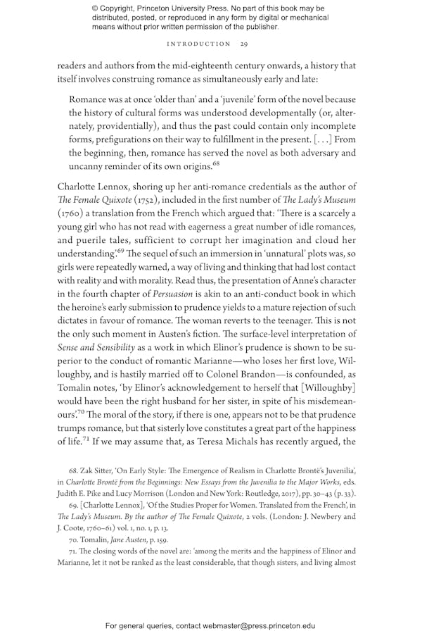 Jane Austen, Early and Late | Princeton University Press