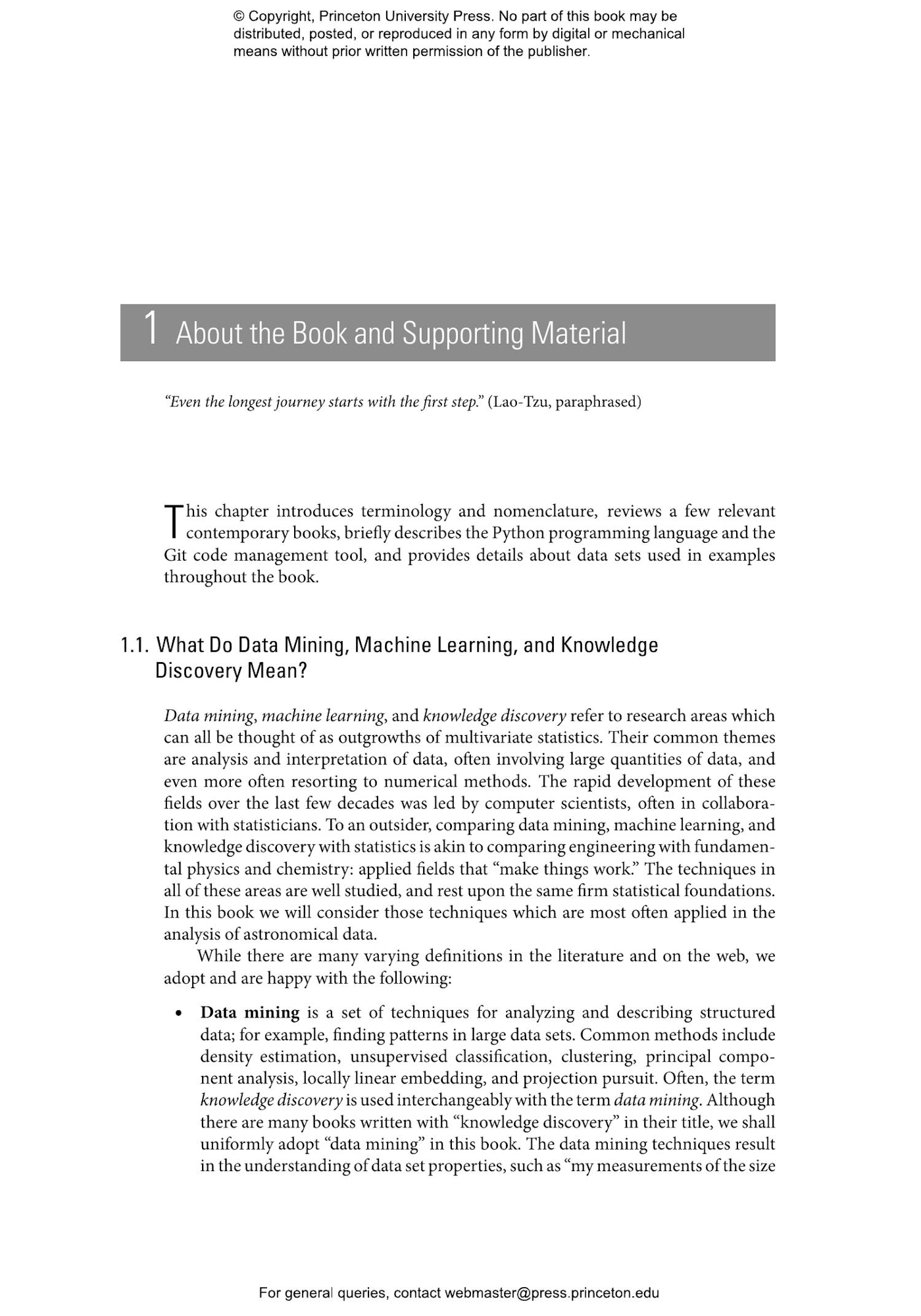 Statistics, Data Mining, and Machine Learning in Astronomy | Princeton ...