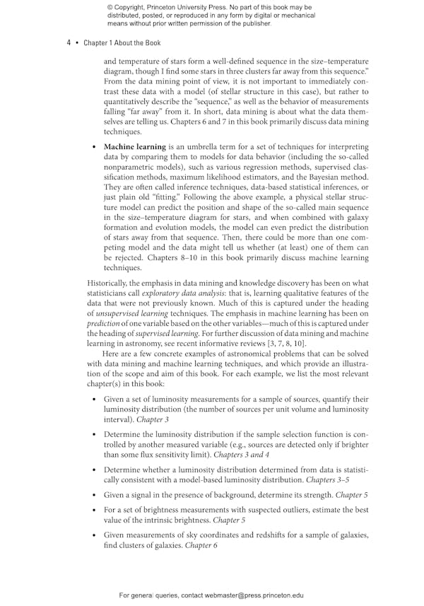 Statistics, Data Mining, and Machine Learning in Astronomy | Princeton ...