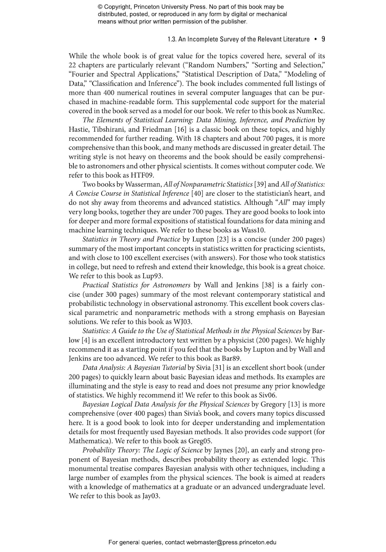 Statistics, Data Mining, and Machine Learning in Astronomy | Princeton ...