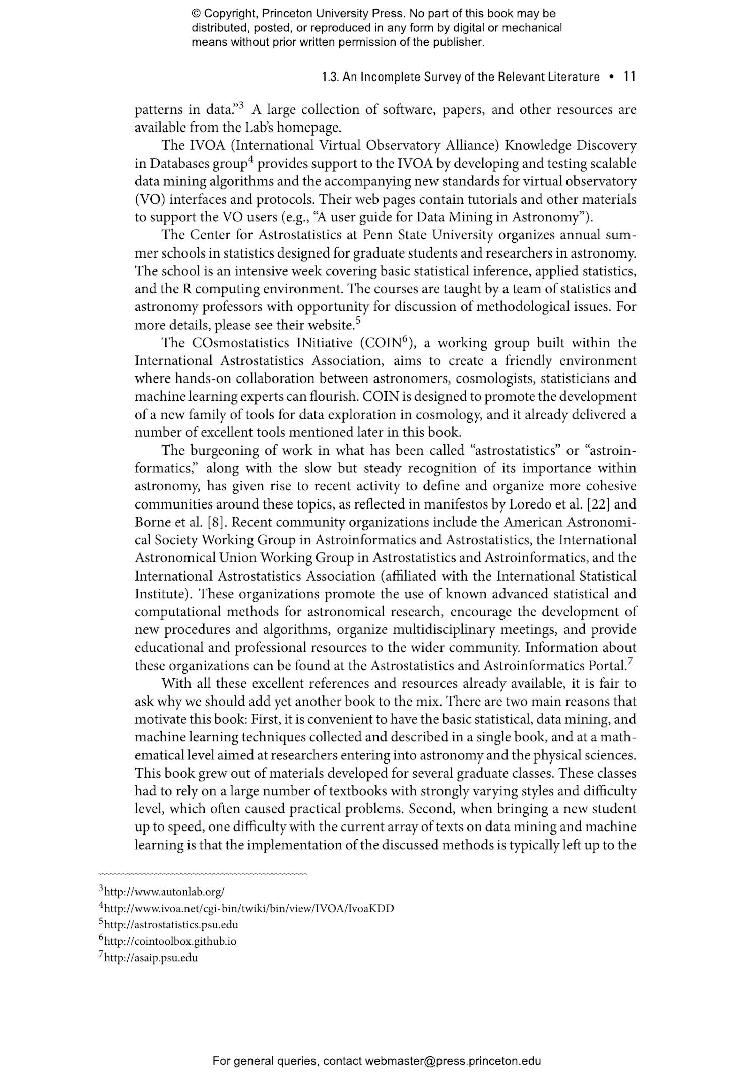 Statistics, Data Mining, and Machine Learning in Astronomy | Princeton ...