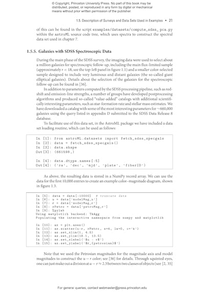 Statistics, Data Mining, and Machine Learning in Astronomy | Princeton ...