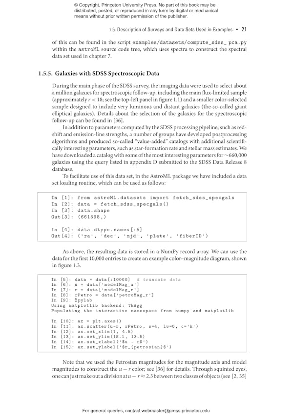 Statistics, Data Mining, and Machine Learning in Astronomy | Princeton ...
