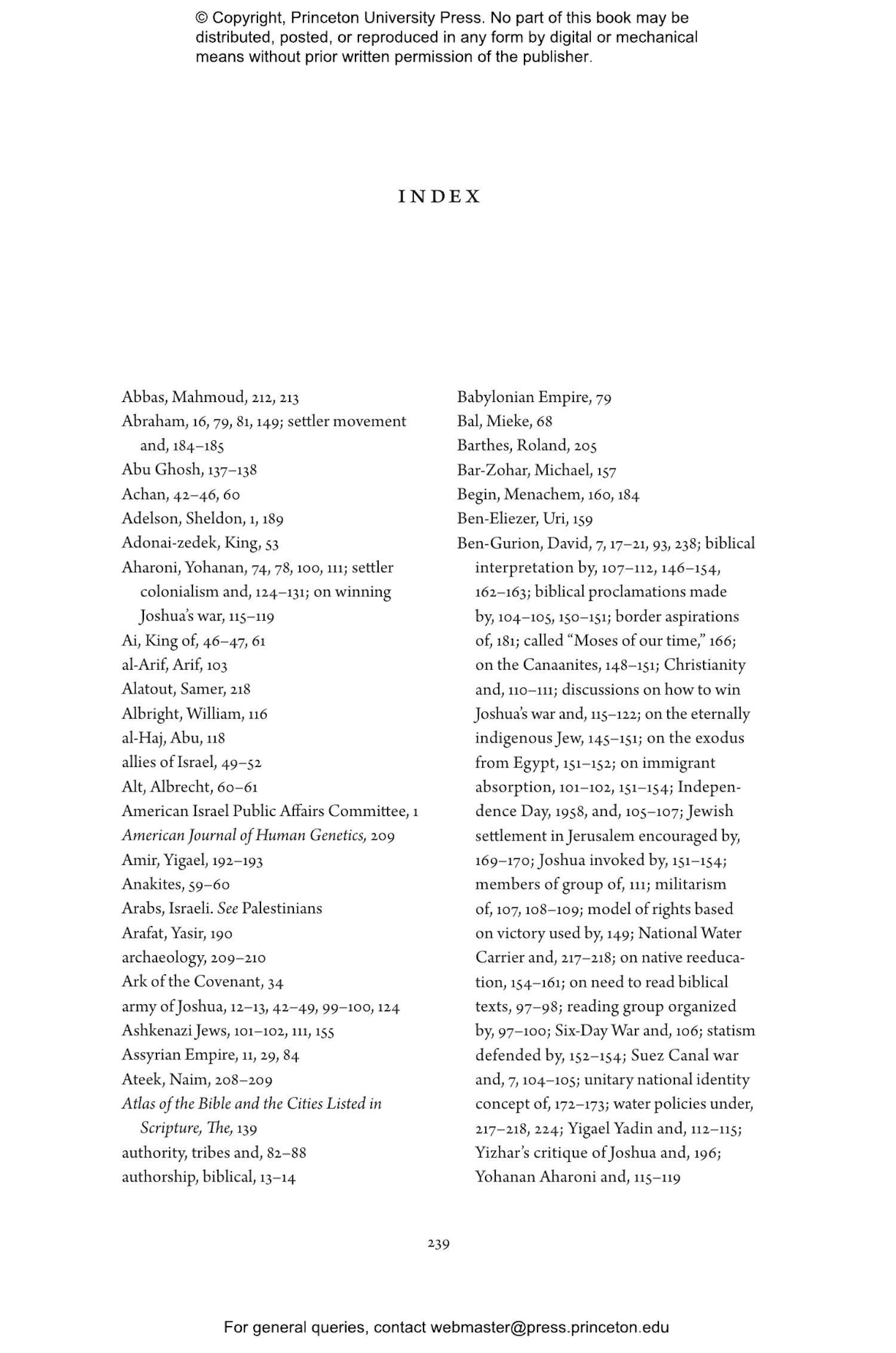 The Joshua Generation | Princeton University Press