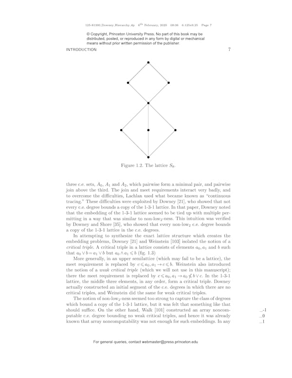 A Hierarchy of Turing Degrees | Princeton University Press