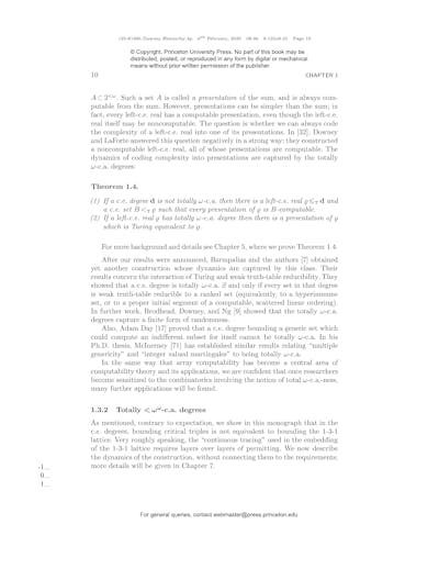 A Hierarchy of Turing Degrees | Princeton University Press