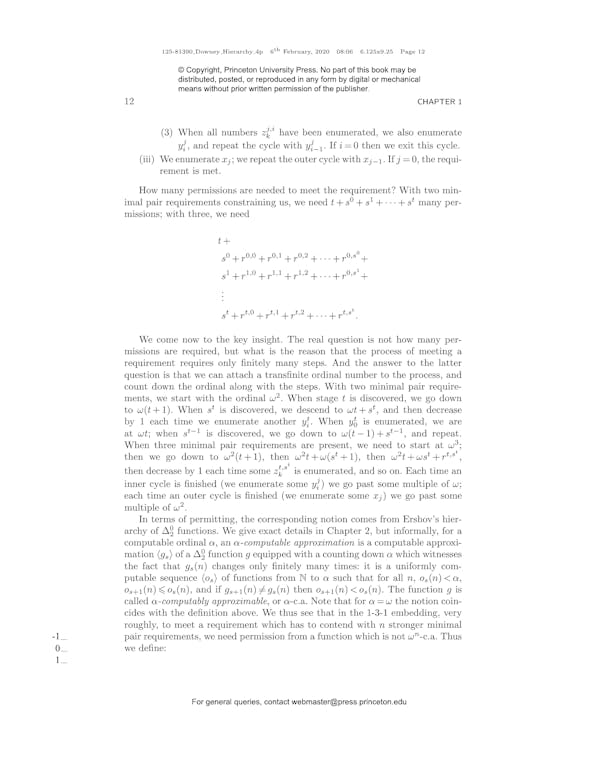 A Hierarchy of Turing Degrees | Princeton University Press