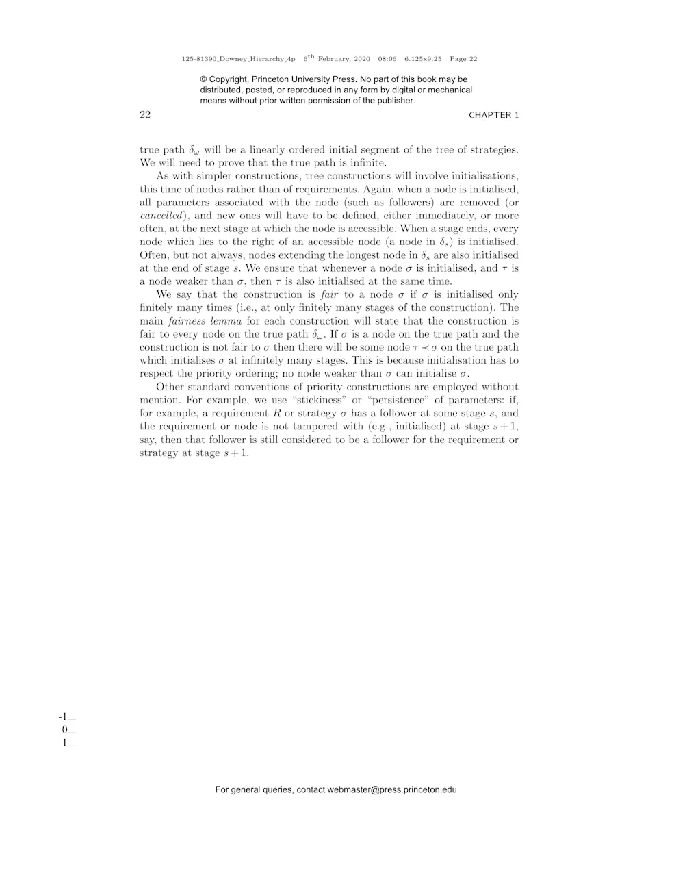 A Hierarchy of Turing Degrees | Princeton University Press