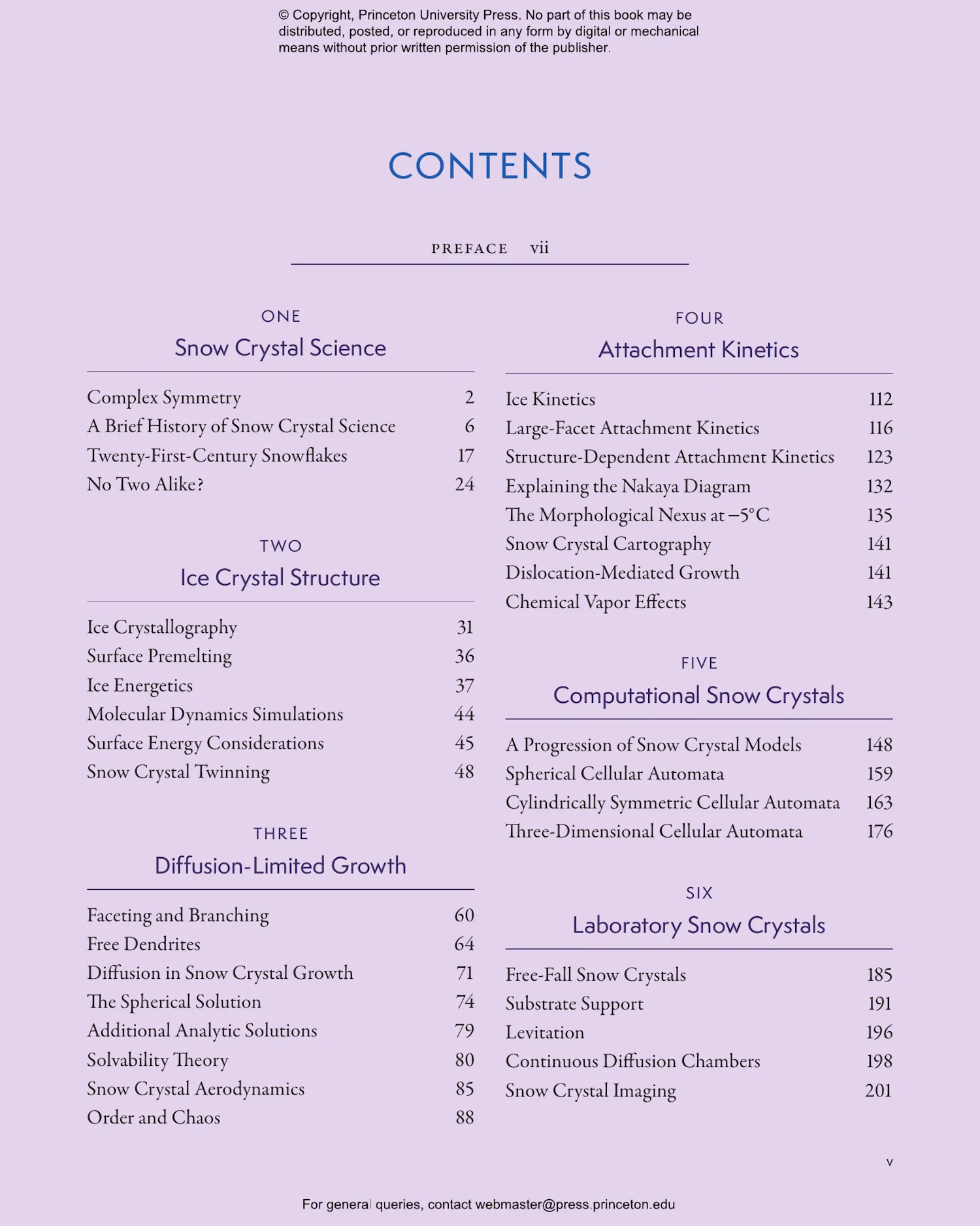 Snow Crystals | Princeton University Press