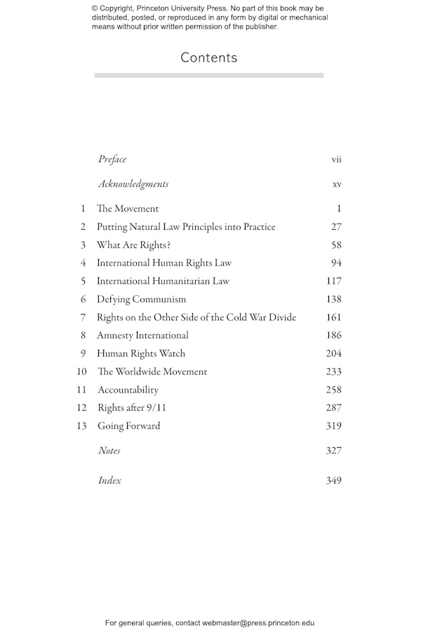 The International Human Rights Movement | Princeton University Press