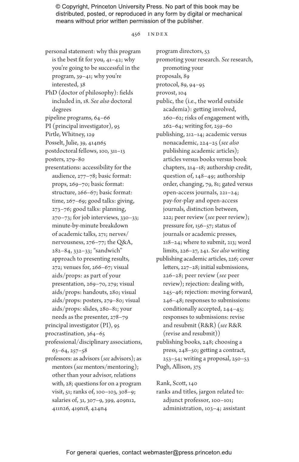 A Field Guide to Grad School | Princeton University Press