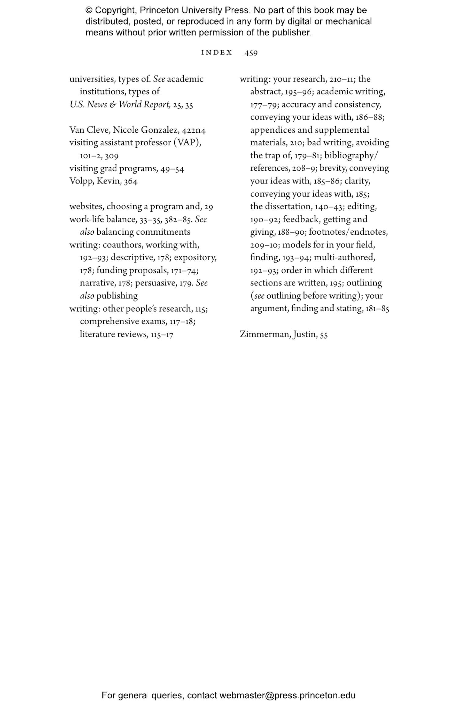 A Field Guide to Grad School | Princeton University Press