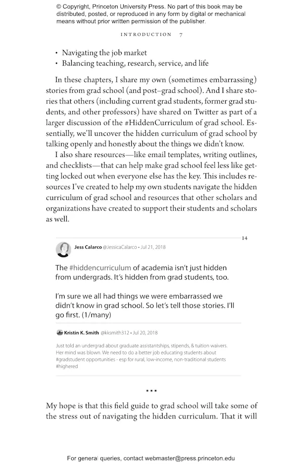 A Field Guide to Grad School | Princeton University Press