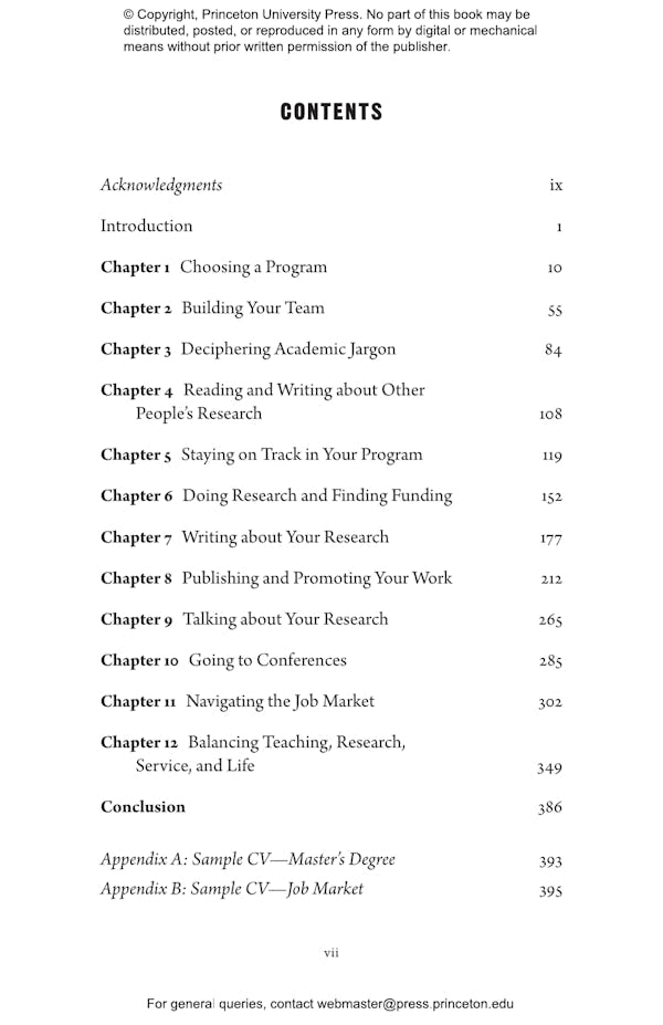 A Field Guide to Grad School | Princeton University Press