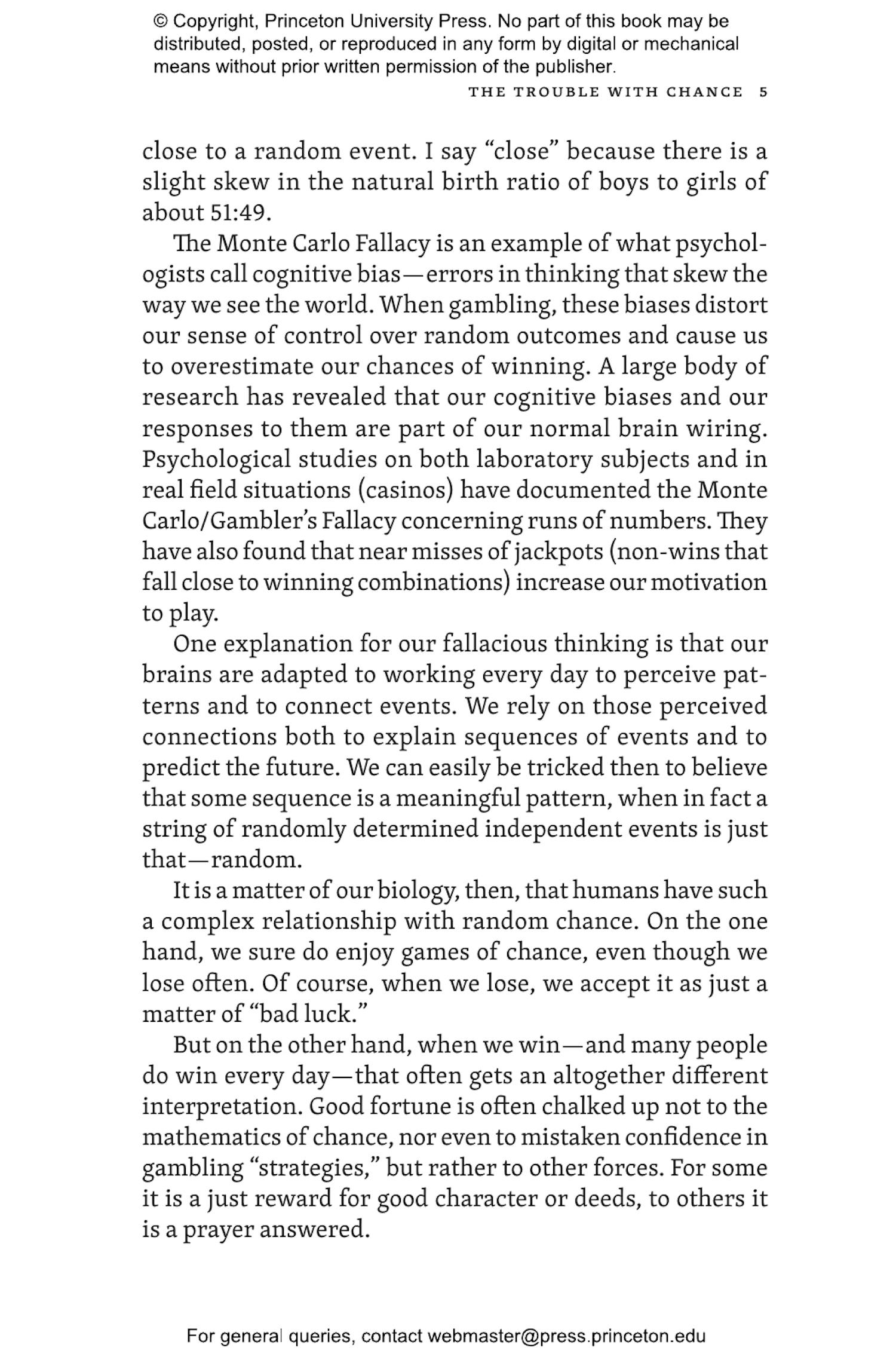 A Series of Fortunate Events | Princeton University Press