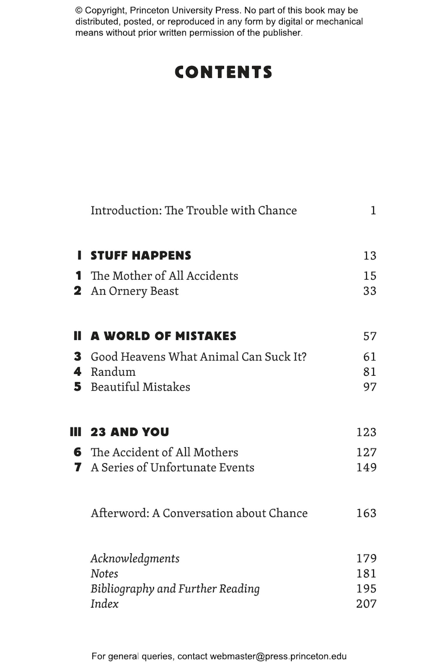 A Series of Fortunate Events | Princeton University Press