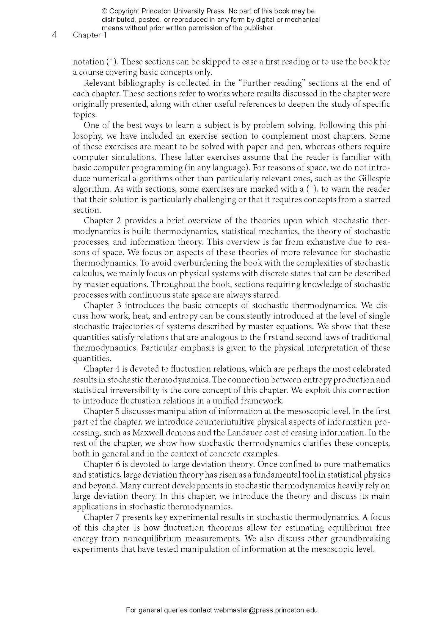 Stochastic Thermodynamics | Princeton University Press