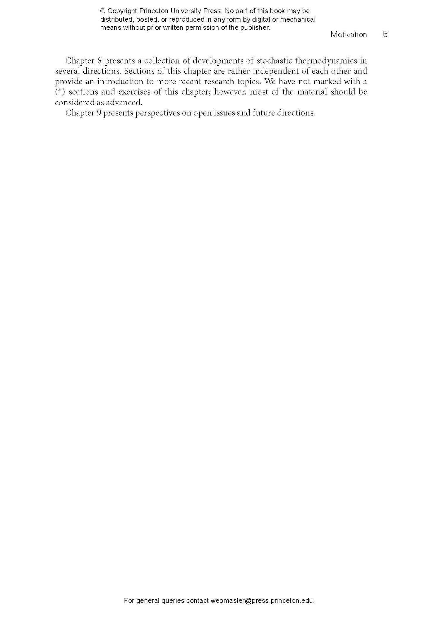 Stochastic Thermodynamics | Princeton University Press