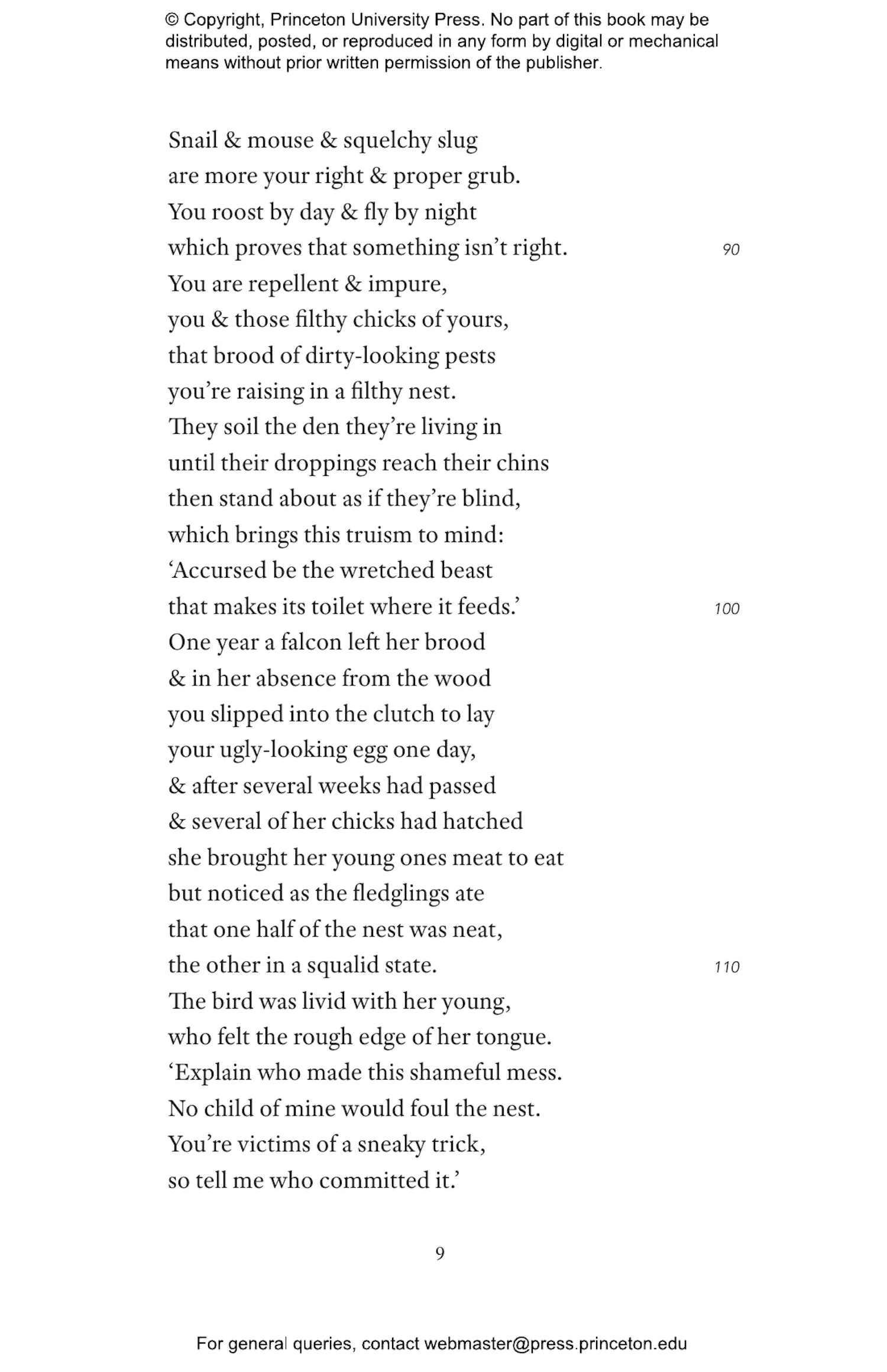 The Owl and the Nightingale | Princeton University Press