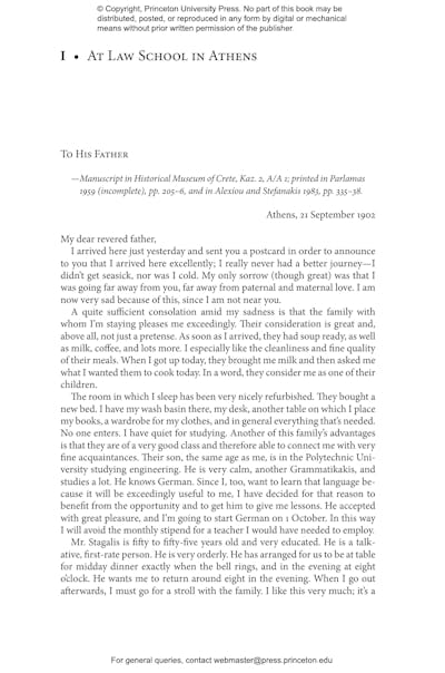 The Selected Letters of Nikos Kazantzakis | Princeton University Press