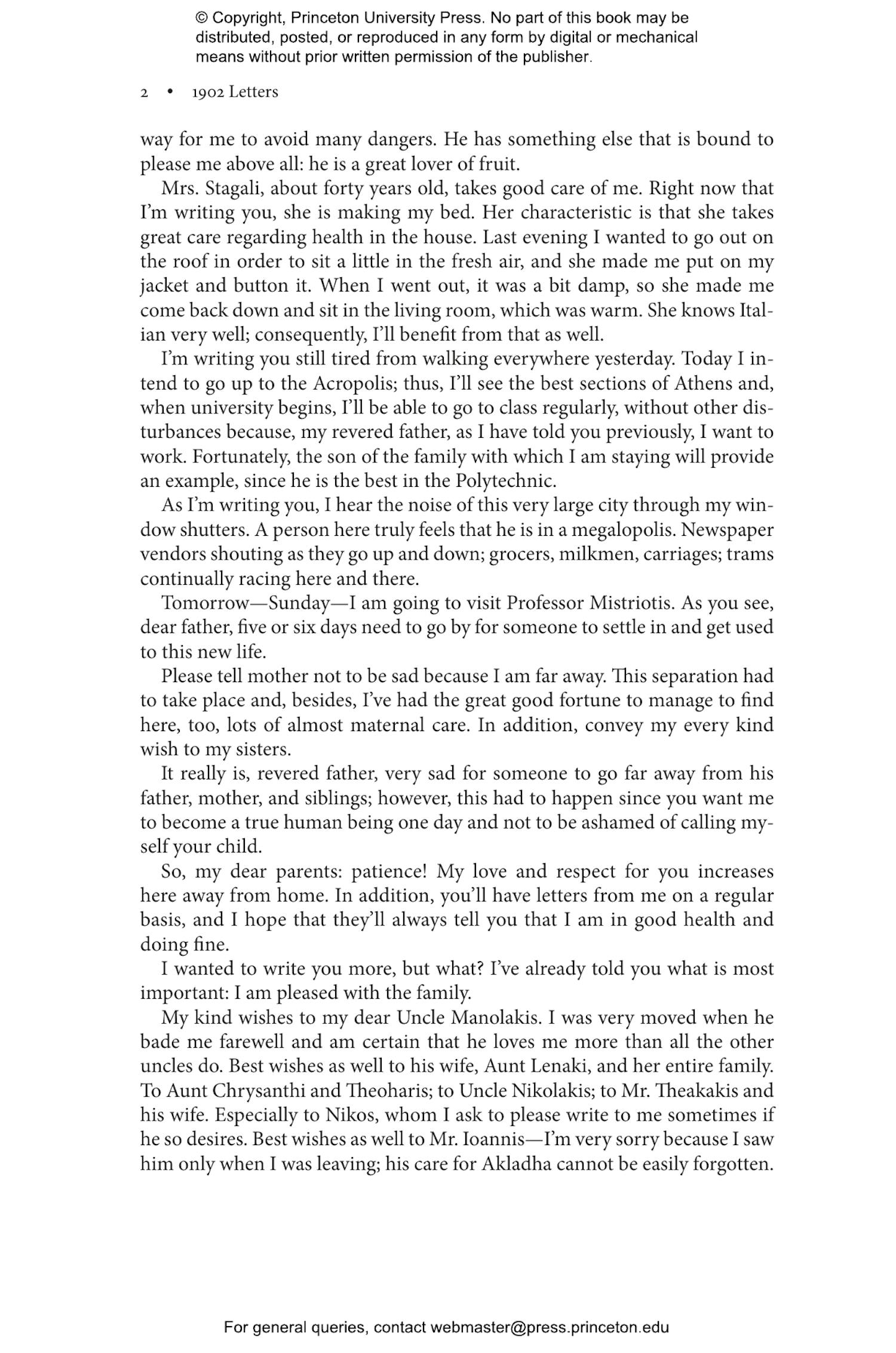 The Selected Letters of Nikos Kazantzakis | Princeton University Press