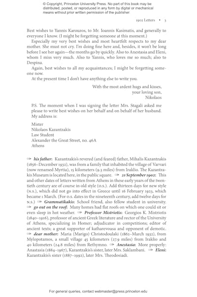 The Selected Letters of Nikos Kazantzakis | Princeton University Press