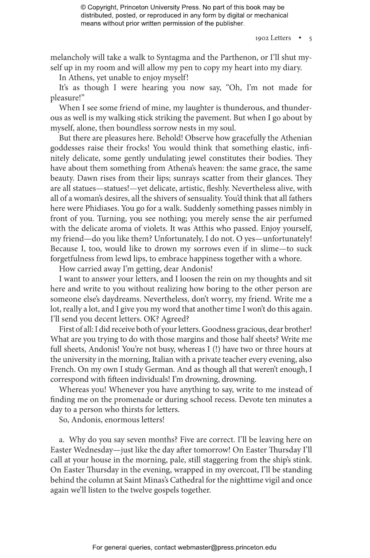 The Selected Letters of Nikos Kazantzakis | Princeton University Press