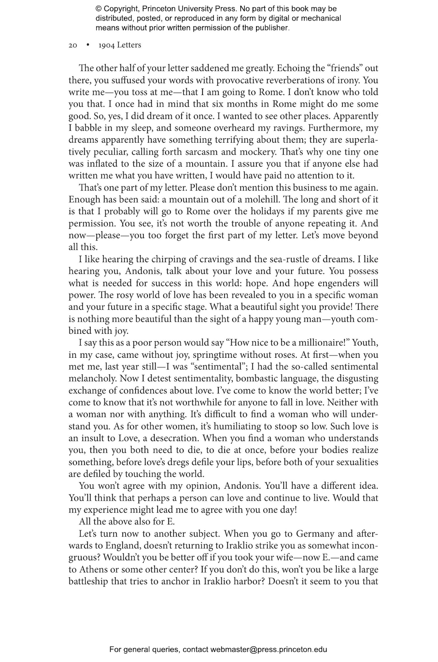 The Selected Letters of Nikos Kazantzakis | Princeton University Press