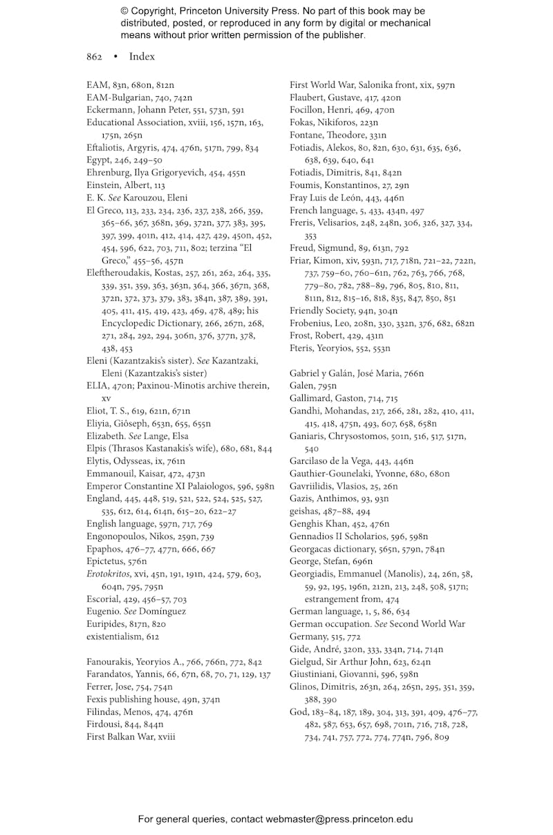 The Selected Letters of Nikos Kazantzakis | Princeton University Press