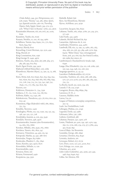 The Selected Letters of Nikos Kazantzakis | Princeton University Press