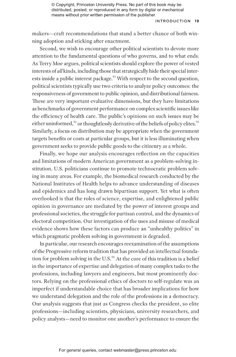 Unhealthy Politics | Princeton University Press