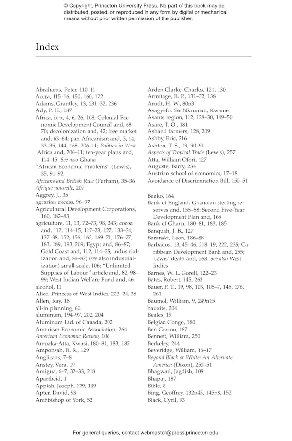 W. Arthur Lewis and the Birth of Development Economics | Princeton ...