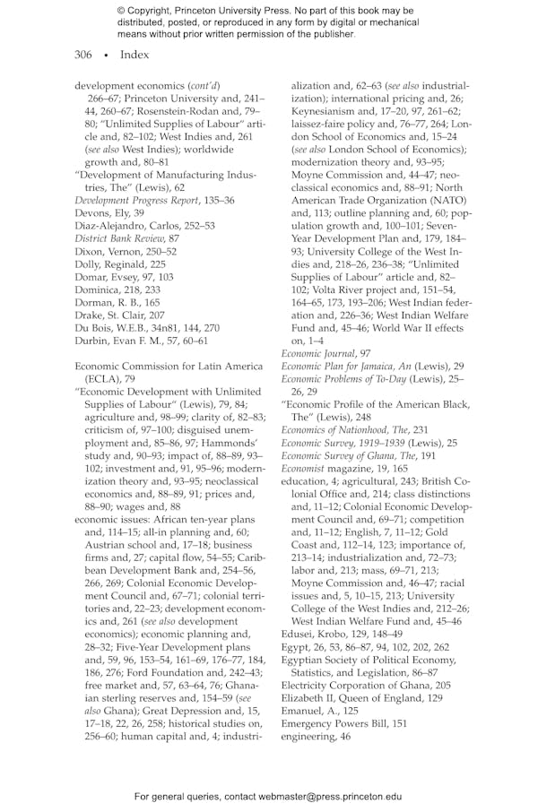 W. Arthur Lewis and the Birth of Development Economics | Princeton ...