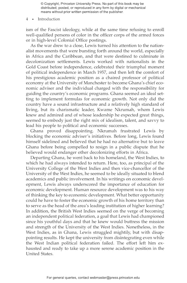 W. Arthur Lewis and the Birth of Development Economics | Princeton ...