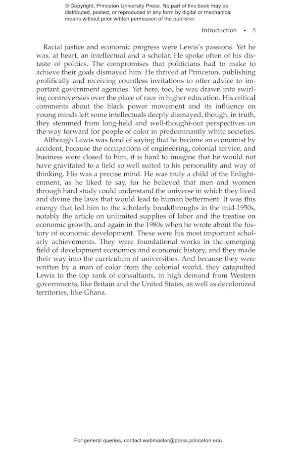 W. Arthur Lewis and the Birth of Development Economics | Princeton ...